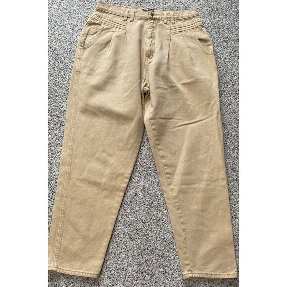 Forenza | Jeans | Vintage Forenza High Rise Mom Jeans Rare Tan Pleated ...
